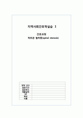 지역사회간호학실습 - 오마하간호과정 A+!!!!!!!!!!!!!!!(완전 꼼꼼)-1페이지