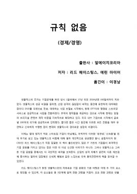 [규칙 없음] 넷플릭스와 문화 대척점인 한국 제조 대기업 종사자의 요약과 솔직한 느낀 점-1페이지