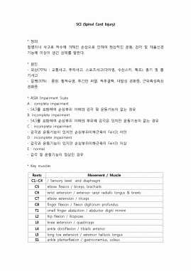 SCI (Spinal Cord Injury)-1페이지