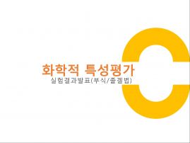 화학특성평가 실험 결과 발표 PPT (부식, 졸겔법)-1페이지