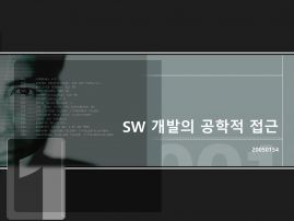 SW 개발의 공학적 접근-1페이지