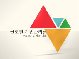 글로벌 기업관리론,M A의 개념,합병,인수,과거 M A의 특징-1페이지