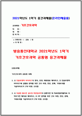 기초간호과학 2021 기초간호과학 1.1) 인플루엔자 바이러스의 정의, 증상, 예방법 2) 인플루엔자 바이러스에 감염된 환자를 위한 간호 사정, 진단, 중재, 기대효과 기초간호과학 2.1) 특발성 혈소판 감소성 자반증(ITP)의 발생기전 및 치료방법, 2) ITP 환자를 위한 간호 사정, 진단, 중재, 기대효과-기초간호과학-1페이지