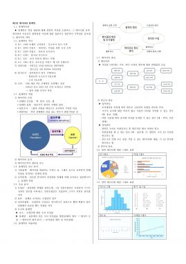 통계학 개론 정리-1페이지