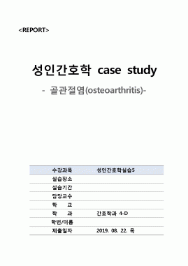 골관절염 케이스-1페이지