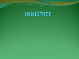 INNISFREE,이니스프리,조사방법,LCA,3R,4P,SWOT-1페이지