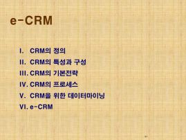 [ppt] e-CRM-1페이지