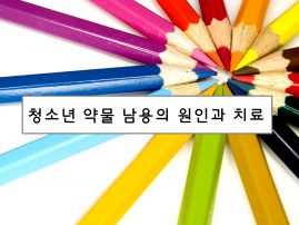 청소년 약물 남용의 원인과 치료-1페이지