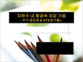 [환경공학] 지하수 내 중금속 저감 기법-1페이지