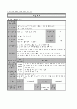 (실제A+예문) 사회복지실습 프로포절 노인복지  (노인복지관)-1페이지