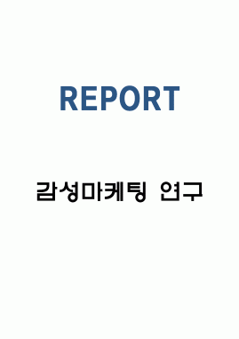 감성마케팅 성공사례와 성공방안제시-1페이지