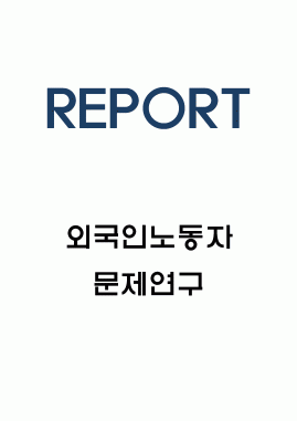 외국인노동자 피해사례와 정책 제언-1페이지