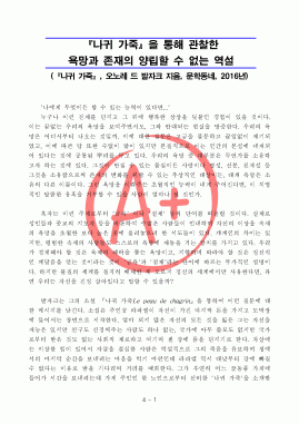 [A+ 독후감, 인생역작] 나귀 가죽(오노레 드 발자크, 부제 나귀 가죽을 통해 관찰한 욕망과 존재의 양립할 수 없는 역설)-1페이지