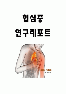 협심증 환자 간호과 교육 및 협심증 종류,원인,진단과 협심증 치료법 소개-1페이지