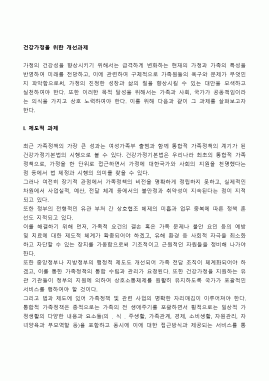 건강가정을 위한 개선과제-1페이지