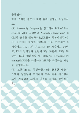 물류관리 ) 드론(drone, 무인항공기)을 활용한 배송시스템의 장단점과 우리나라 드론 배송 시스템의 도입 가능성을 교재의 내용을 근거로 설명하시오-1페이지