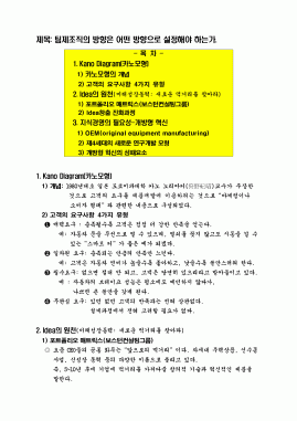 팀제조직의 방향은 어떤방향으로설정해 가야 하는가-1페이지