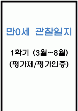 만0세 1학기 관찰일지 4명입니다-1페이지