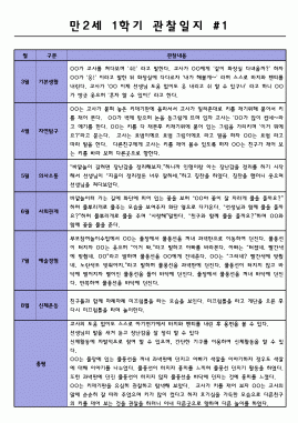 만2세 관찰일지-1페이지