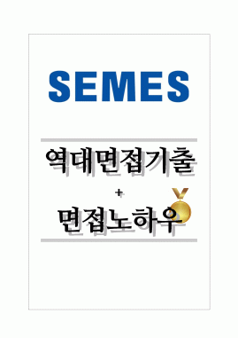 세메스 역대면접기출 면접노하우-1페이지