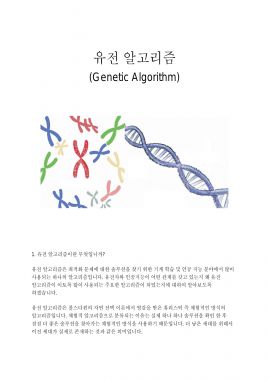 유전 알고리즘 (Genetic Algorithm)-1페이지