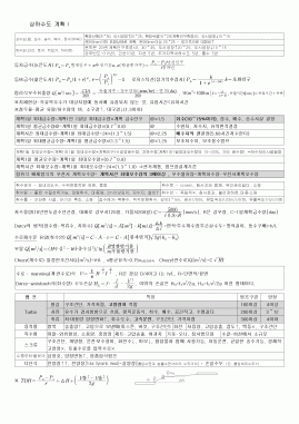 수질환경기사 필기 요약자료-1페이지