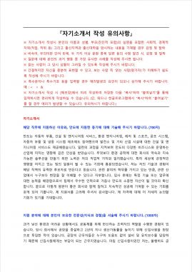 HL만도 채용 자기소개서 + 면접질문 + 작성요령-1페이지