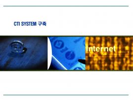 CTI SYSTEM 구축, CRM CTI 콜센터 고객센터 구축-1페이지