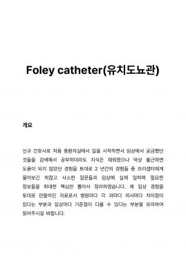 ICU 간호사의 실제 임상, Foley catheter의 모든것(insertion, Urinebag, hematuria, bladder irrigation, Foley leakage, Uirneoutput, 소변량, 유치도뇨관)-1페이지