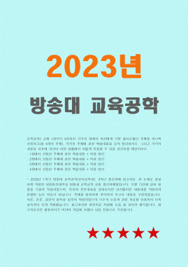 교육공학 2023 A+] 교육공학 교재 1장부터 4장까지 각각의 장에서 자신에게 가장 흥미로웠던 주제 핵심내용 및 적용방안-교육공학적용방안, 2023년 방송대 교육공학 중간과제물-1페이지