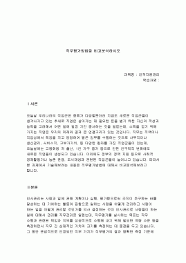 직무평가방법을 비교분석하시오-1페이지