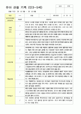 만3-5세 1학기 3-8월 관찰일지 9명-1페이지