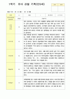 2관찰일지 1학기 만5세 24명 1학기-1페이지