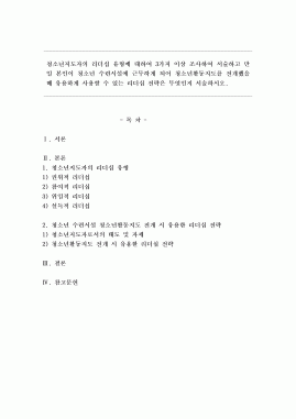 청소년지도자의 리더십 유형에 대하여 3가지 이상 조사하여 서술하고 만일 본인이 청소년 수련시설에 근무하게 되어 청소년활동지도를 전개했을 때 유용하게 사용할 수 있는 리더십 전략은 무엇인지 서술하시오.-1페이지