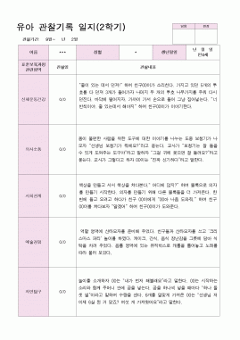 만4세 16명 2학기 관찰일지-1페이지