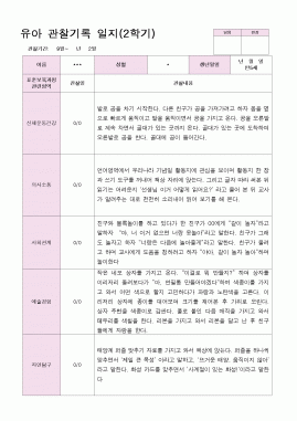 만5세 18명 2학기 관찰일지-1페이지