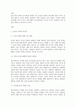 수강 중 흥미롭게 생각한 문법 현상에 대해 자신의 의견을 작성하시오-1페이지