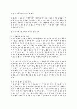 정보시스템의 도입을 위한 배경과 필요성에 대해 학습했습니다. 기업의 경영활동 과정에서 발생한 문제를 해결하기 위해 문제점과 이슈를 정의하고, 이를 해결하기 위한 노력을 설명하십시오. 필요 시, 사례를 제시하여도 됩니다.-1페이지