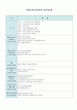 어린이집 시간연장보육일지 23년 5월-생활주제-봄-1페이지