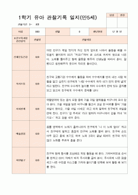 만5세  1학기 17명의  관찰일지-1페이지