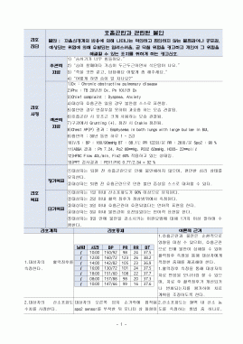 폐기능 저하와 관련된 비효율적 호흡양상(COPD)-1페이지