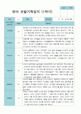 3월- 2월  관찰일지 만 0세 6명 12 페이지-1페이지