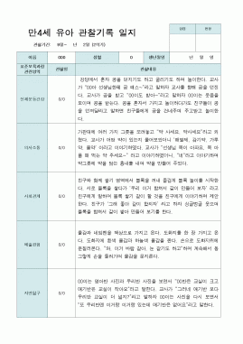 관찰일지 만 4세 23명 2학기9-2월-1페이지