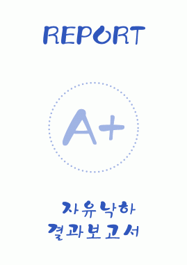 [건국대 A+] 자유낙하 결과레포트-1페이지