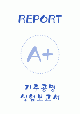 [A+] 기주공명실험보고서-1페이지