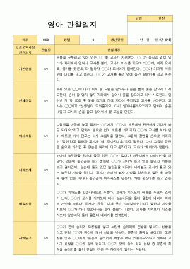 만0세 1학기 관찰일지 7명-1페이지