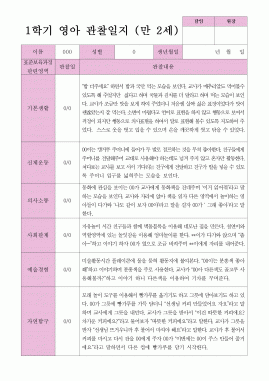 1학기 만 2세 관찰일지 13명-1페이지