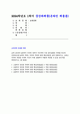 2024년 1학기 교육공학 중간과제물, 교재 1장부터 4장까지 각각의 장에서 자신에게 가장 흥미로웠던 주제를 하나씩 선정하고(총 4개의 주제), 각각의 주제에 관한 핵심내용을 요약 정리하시오. 그리고 각각의 내용을 이후에 자신이 어떤 상황에서 어떻게 적용할 수 있을 것인지를 제안하시오.-1페이지