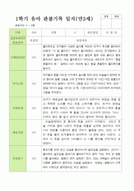 만 3세 1학기 관찰일지 20명 3-8월-1페이지