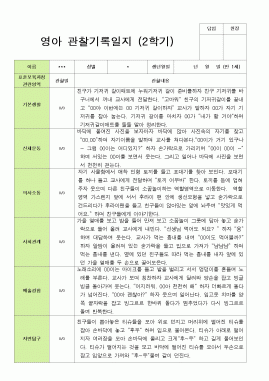 만 1세 12명 2학기 관찰일지 (평가제)-1페이지